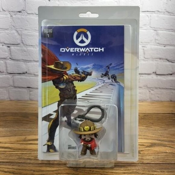 Blizzard | Toys | Overwatch Reinhardt Comic Book And Backpack Hanger ...